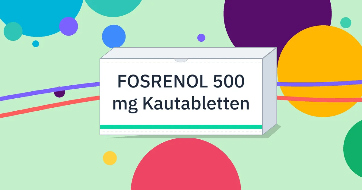 Symbolbild: Packung mit der Aufschrift FOSRENOL 500 mg Kautabletten (PZN 17448041) – Verfügbarkeit und Bezug in Apotheken in Frankfurt am Main