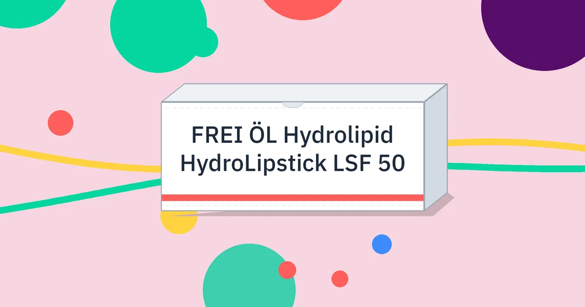 Symbolbild: Packung mit der Aufschrift FREI ÖL Hydrolipid HydroLipstick LSF 50 (PZN 15579939) – Verfügbarkeit und Bezug in Apotheken in Frankfurt am Main