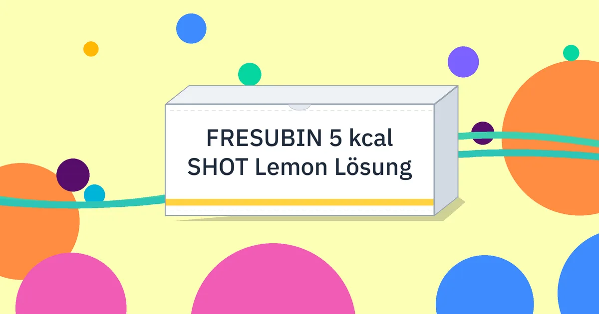 Symbolbild: Packung mit der Aufschrift FRESUBIN 5 kcal SHOT Lemon Lösung (PZN 11847254) – Verfügbarkeit und Bezug in Apotheken in Frankfurt am Main