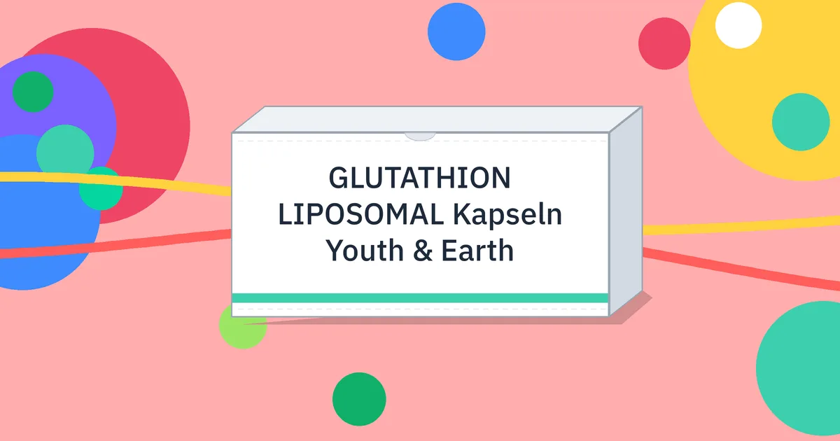 Symbolbild: Packung mit der Aufschrift GLUTATHION LIPOSOMAL Kapseln Youth & Earth (PZN 16867801) – Verfügbarkeit und Bezug in Apotheken in Frankfurt am Main