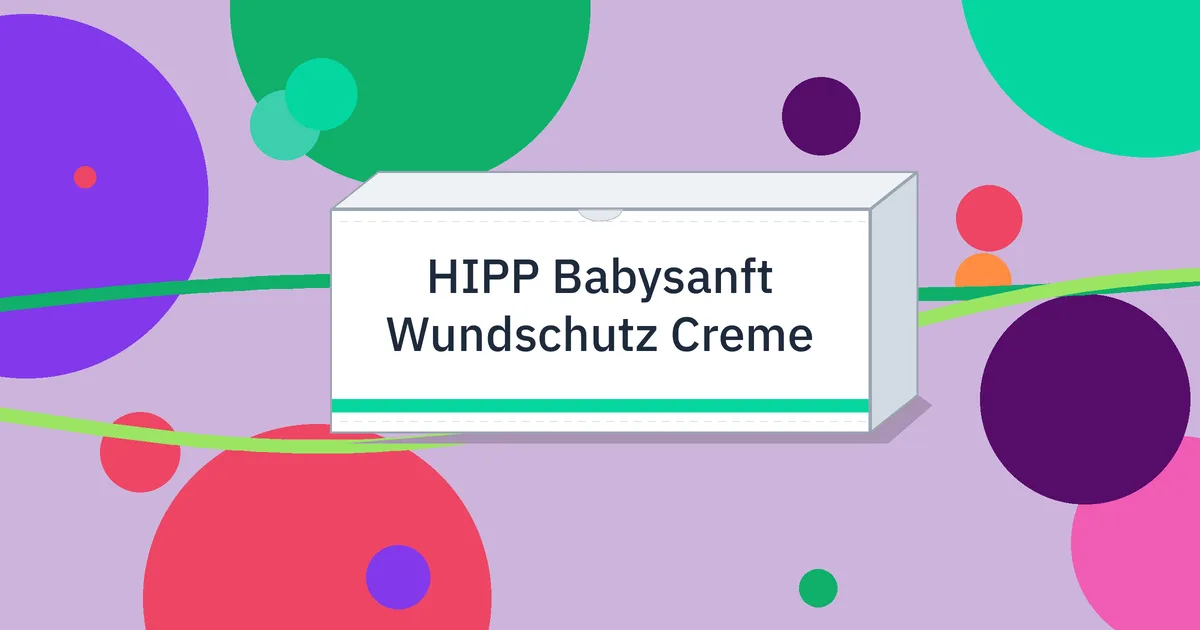 Symbolbild: Packung mit der Aufschrift HIPP Babysanft Wundschutz Creme (PZN 16605461) – Verfügbarkeit und Bezug in Apotheken in Frankfurt am Main