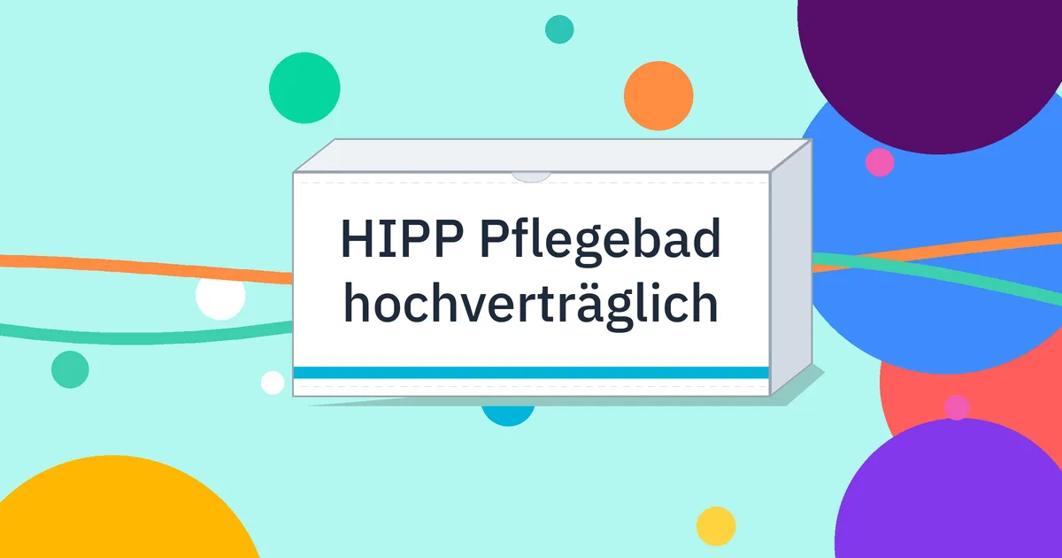 Symbolbild: Packung mit der Aufschrift HIPP Pflegebad hochverträglich (PZN 19898400) – Verfügbarkeit und Bezug in Apotheken in Frankfurt am Main