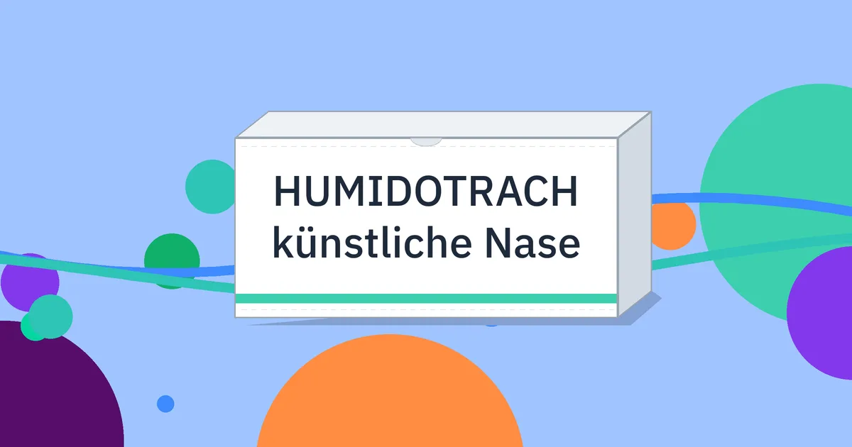 Symbolbild: Packung mit der Aufschrift HUMIDOTRACH künstliche Nase (PZN 05114257) – Verfügbarkeit und Bezug in Apotheken in Frankfurt am Main