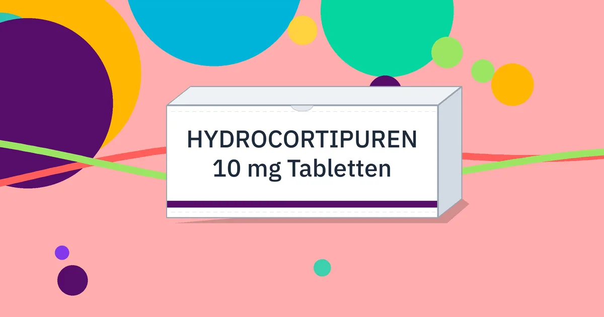Symbolbild: Packung mit der Aufschrift HYDROCORTIPUREN 10 mg Tabletten (PZN 18019997) – Verfügbarkeit und Bezug in Apotheken in Frankfurt am Main