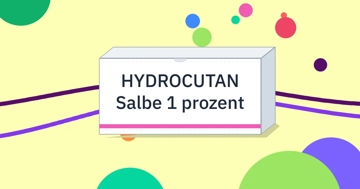 Symbolbild: Packung mit der Aufschrift HYDROCUTAN Salbe 1 prozent (PZN 00587749) – Verfügbarkeit und Bezug in Apotheken in Frankfurt am Main