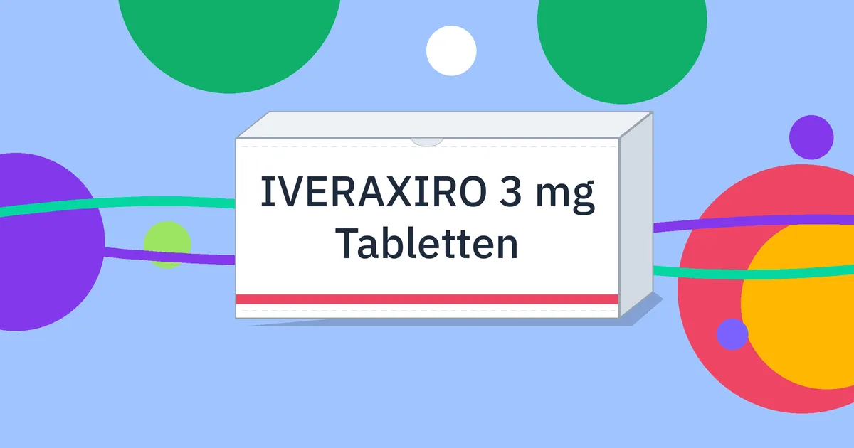 Symbolbild: Packung mit der Aufschrift IVERAXIRO 3 mg Tabletten (PZN 18239517) – Verfügbarkeit und Bezug in Apotheken in Frankfurt am Main