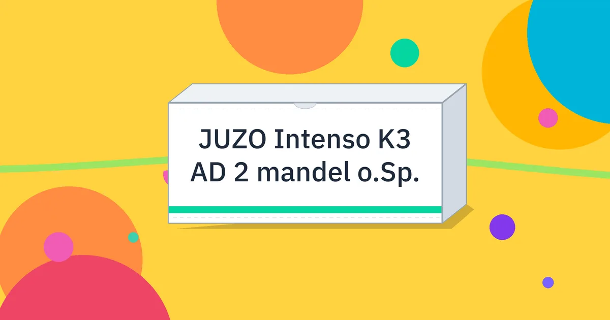 Symbolbild: Packung mit der Aufschrift JUZO Intenso K3 AD 2 mandel o.Sp. (PZN 18638068) – Verfügbarkeit und Bezug in Apotheken in Frankfurt am Main
