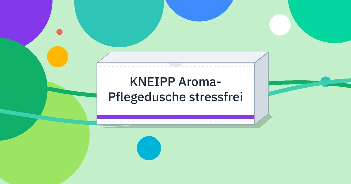 Symbolbild: Packung mit der Aufschrift KNEIPP Aroma-Pflegedusche stressfrei (PZN 10027106) – Verfügbarkeit und Bezug in Apotheken in Frankfurt am Main