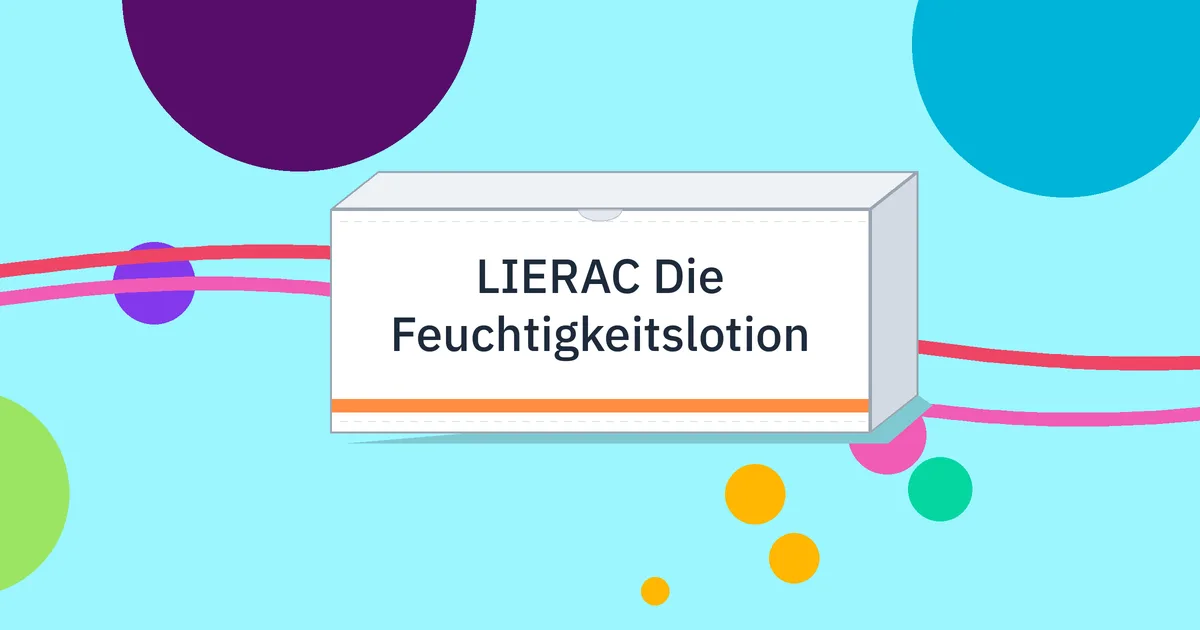 Symbolbild: Packung mit der Aufschrift LIERAC Die Feuchtigkeitslotion (PZN 18240851) – Verfügbarkeit und Bezug in Apotheken in Frankfurt am Main