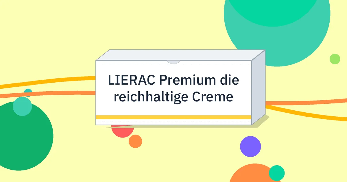 Symbolbild: Packung mit der Aufschrift LIERAC Premium die reichhaltige Creme (PZN 18908852) – Verfügbarkeit und Bezug in Apotheken in Frankfurt am Main