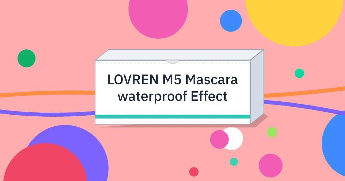 Symbolbild: Packung mit der Aufschrift LOVREN M5 Mascara waterproof Effect (PZN 20031327) – Verfügbarkeit und Bezug in Apotheken in Frankfurt am Main