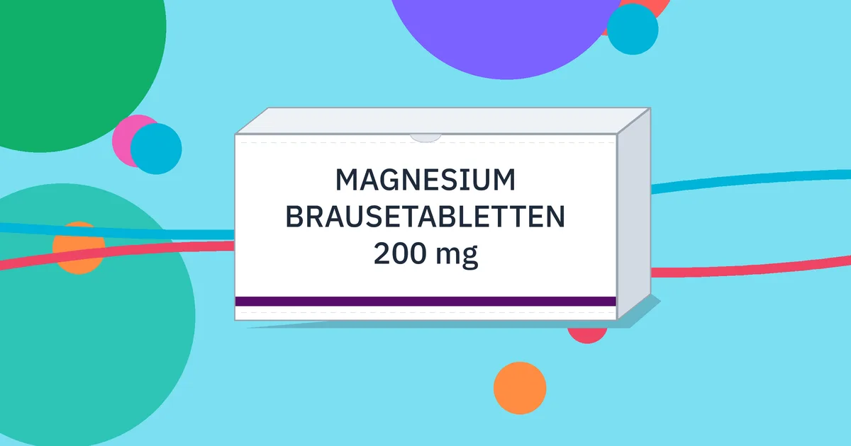 Symbolbild: Packung mit der Aufschrift MAGNESIUM BRAUSETABLETTEN 200 mg (PZN 16622011) – Verfügbarkeit und Bezug in Apotheken in Frankfurt am Main