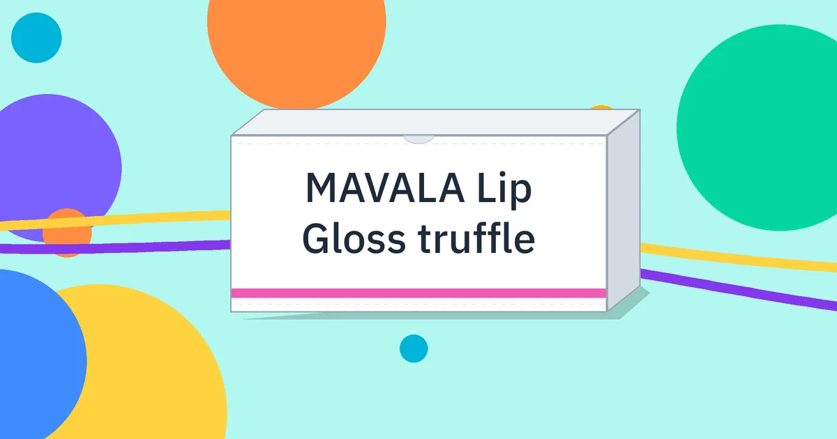 Symbolbild: Packung mit der Aufschrift MAVALA Lip Gloss truffle (PZN 19450409) – Verfügbarkeit und Bezug in Apotheken in Frankfurt am Main