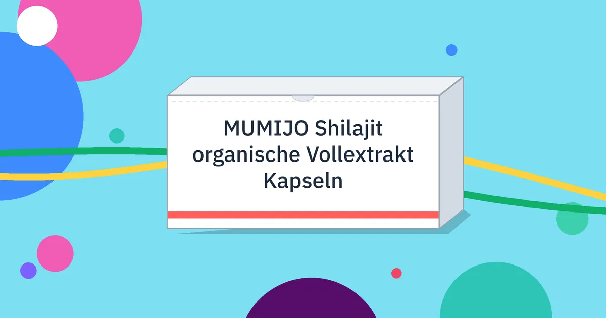 Symbolbild: Packung mit der Aufschrift MUMIJO Shilajit organische Vollextrakt Kapseln (PZN 19209091) – Verfügbarkeit und Bezug in Apotheken in Frankfurt am Main