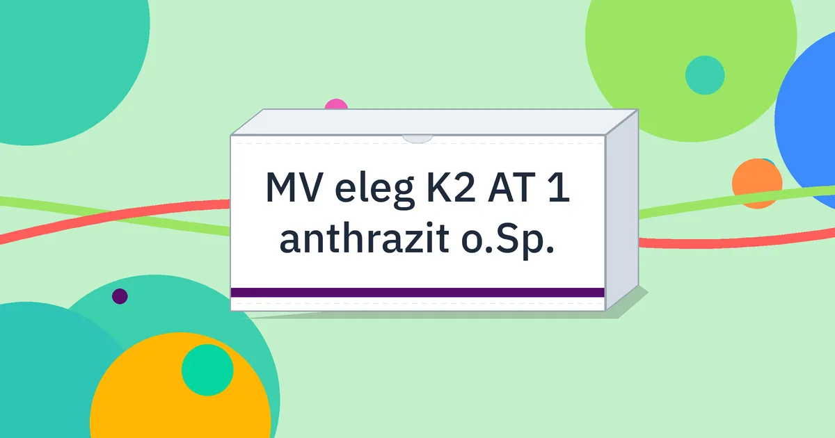 Symbolbild: Packung mit der Aufschrift MV eleg K2 AT 1 anthrazit o.Sp. (PZN 00642690) – Verfügbarkeit und Bezug in Apotheken in Frankfurt am Main