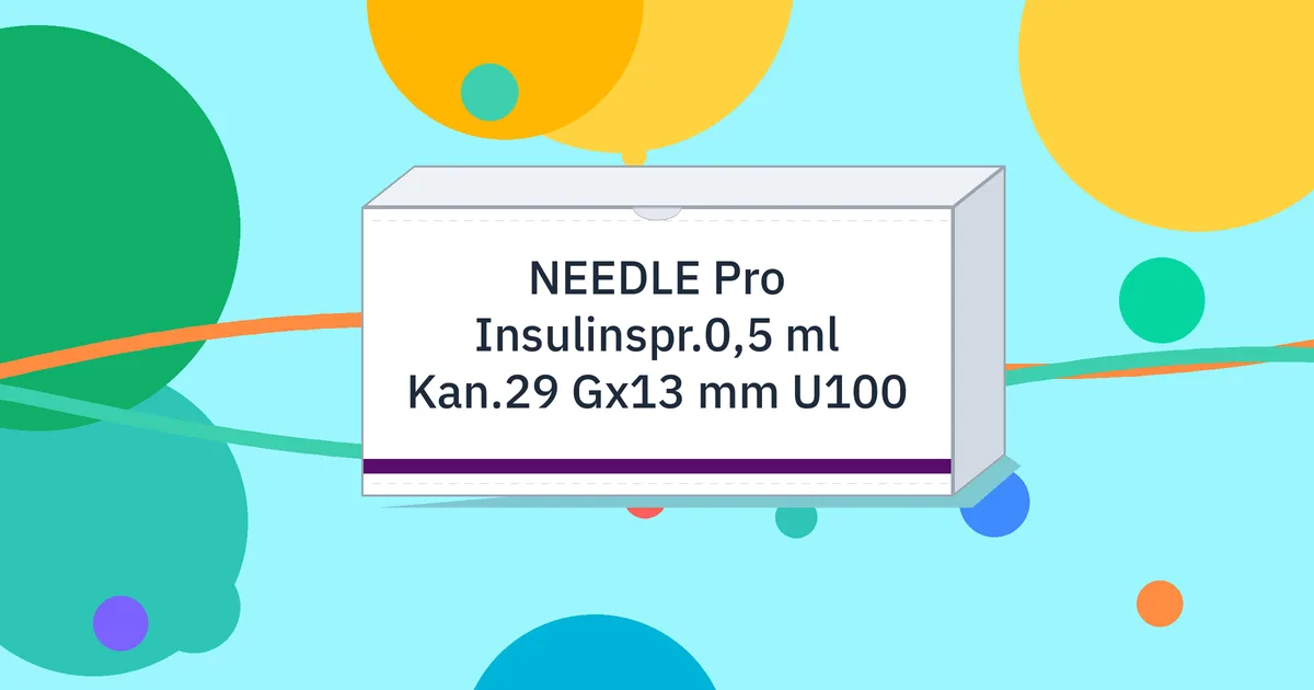 Symbolbild: Packung mit der Aufschrift NEEDLE Pro Insulinspr.0,5 ml Kan.29 Gx13 mm U100 (PZN 00873001) – Verfügbarkeit und Bezug in Apotheken in Frankfurt am Main