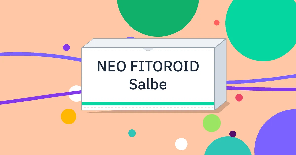 Symbolbild: Packung mit der Aufschrift NEO FITOROID Salbe (PZN 11173264) – Verfügbarkeit und Bezug in Apotheken in Frankfurt am Main