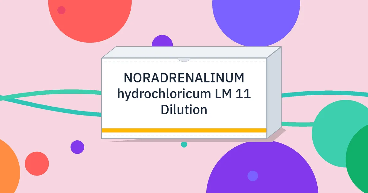 Symbolbild: Packung mit der Aufschrift NORADRENALINUM hydrochloricum LM 11 Dilution (PZN 13620023) – Verfügbarkeit und Bezug in Apotheken in Frankfurt am Main
