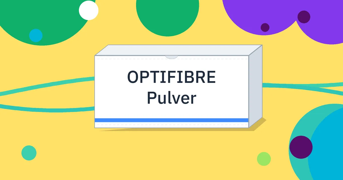Symbolbild: Packung mit der Aufschrift OPTIFIBRE Pulver (PZN 10832782) – Verfügbarkeit und Bezug in Apotheken in Frankfurt am Main