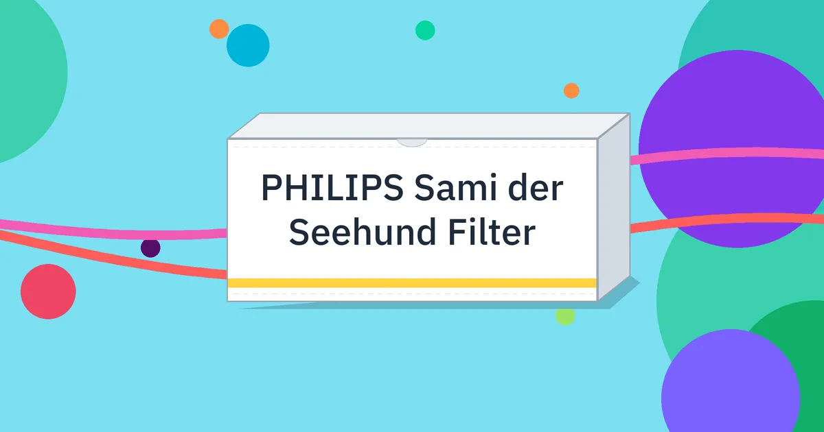 Symbolbild: Packung mit der Aufschrift PHILIPS Sami der Seehund Filter (PZN 18080910) – Verfügbarkeit und Bezug in Apotheken in Frankfurt am Main
