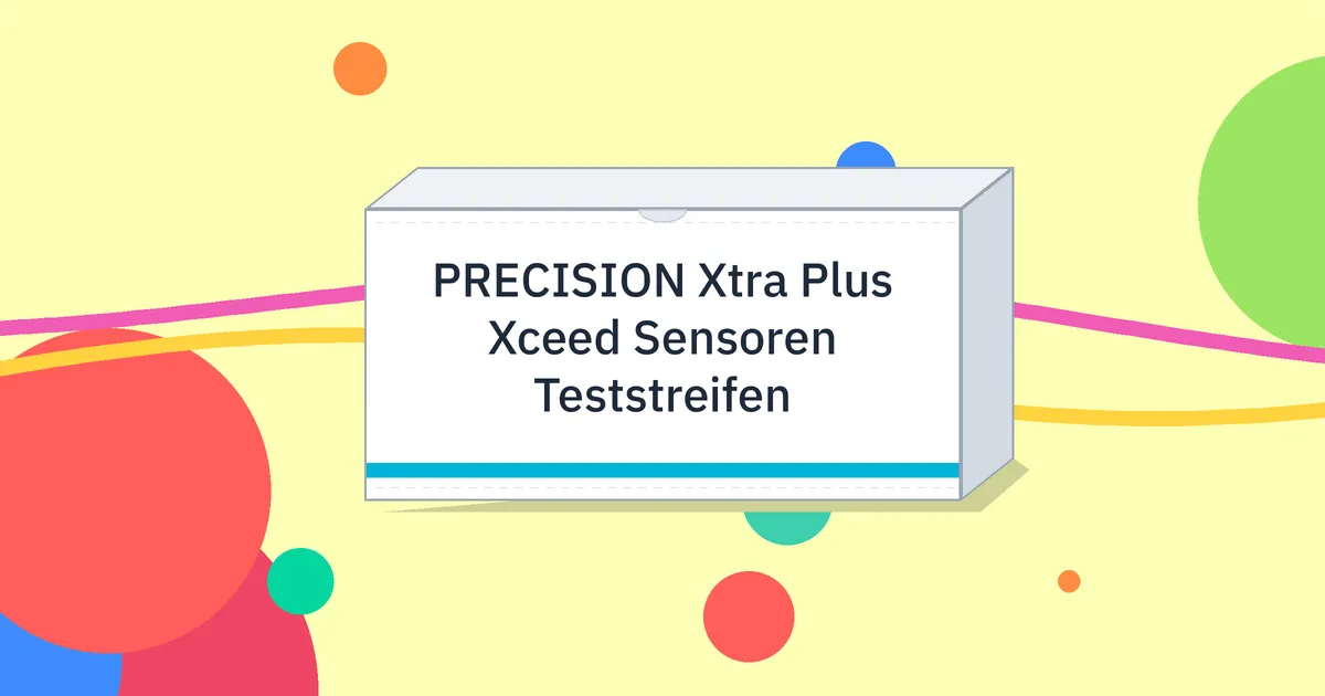 Symbolbild: Packung mit der Aufschrift PRECISION Xtra Plus Xceed Sensoren Teststreifen (PZN 03479109) – Verfügbarkeit und Bezug in Apotheken in Frankfurt am Main