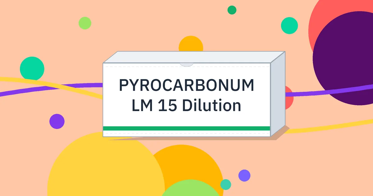 Symbolbild: Packung mit der Aufschrift PYROCARBONUM LM 15 Dilution (PZN 13672764) – Verfügbarkeit und Bezug in Apotheken in Frankfurt am Main