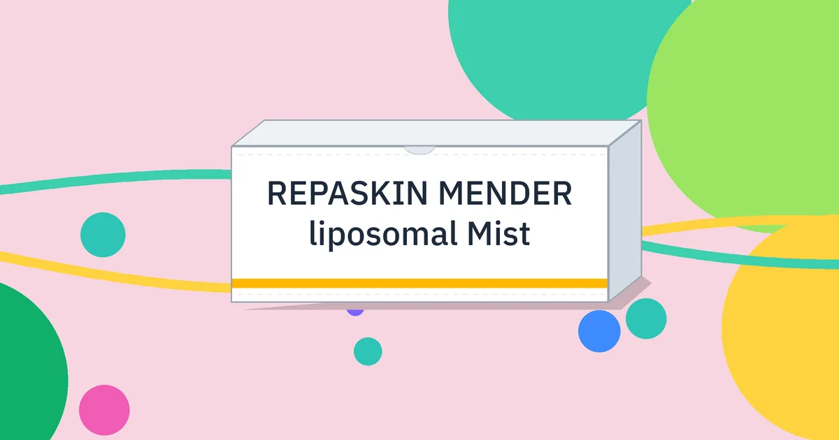 Symbolbild: Packung mit der Aufschrift REPASKIN MENDER liposomal Mist (PZN 18062964) – Verfügbarkeit und Bezug in Apotheken in Frankfurt am Main