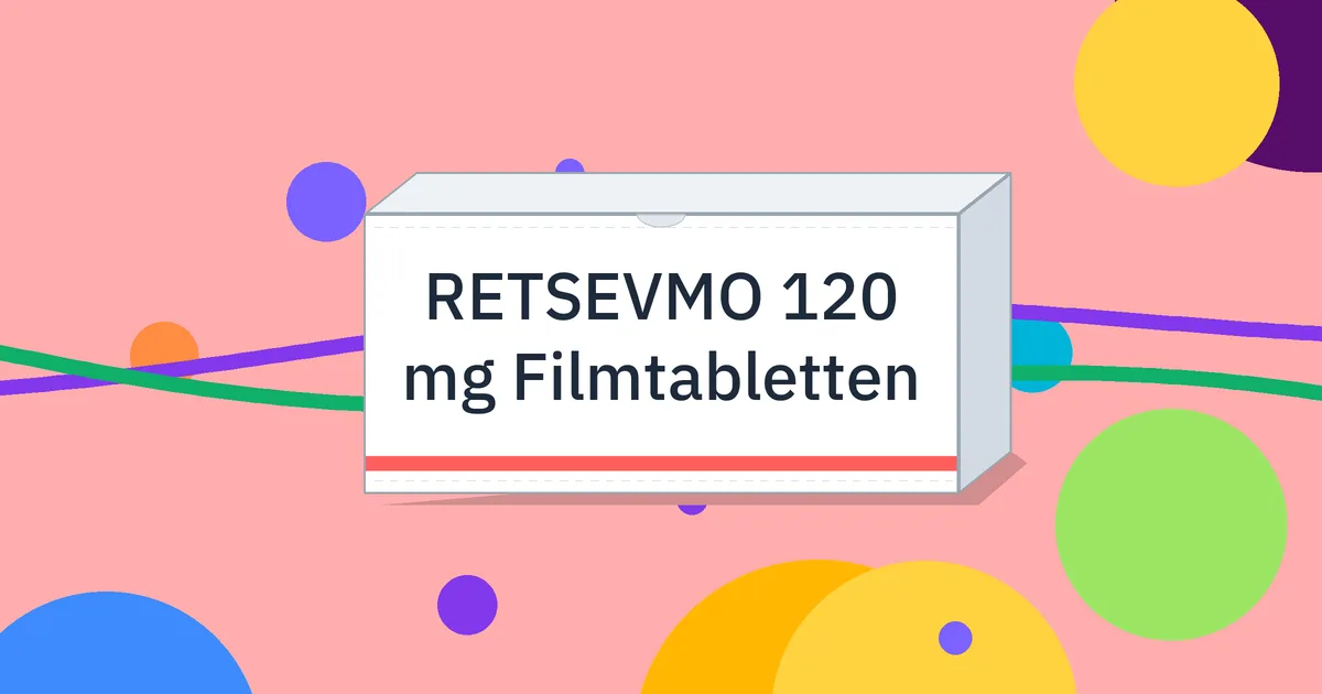 Symbolbild: Packung mit der Aufschrift RETSEVMO 120 mg Filmtabletten (PZN 20062167) – Verfügbarkeit und Bezug in Apotheken in Frankfurt am Main
