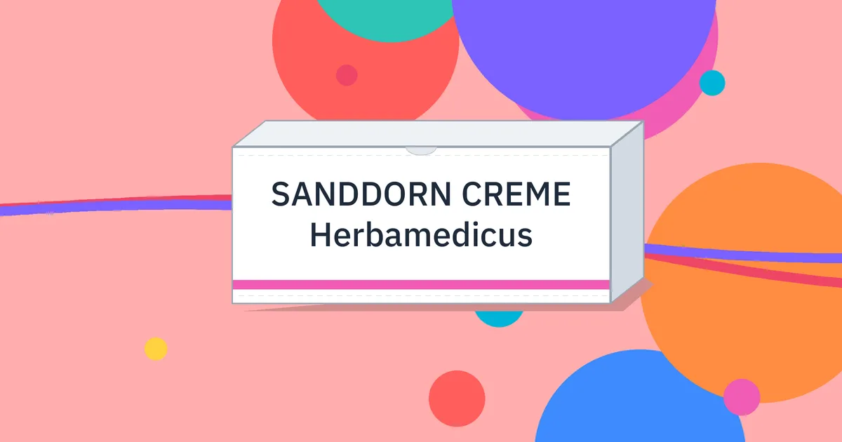 Symbolbild: Packung mit der Aufschrift SANDDORN CREME Herbamedicus (PZN 00115387) – Verfügbarkeit und Bezug in Apotheken in Frankfurt am Main
