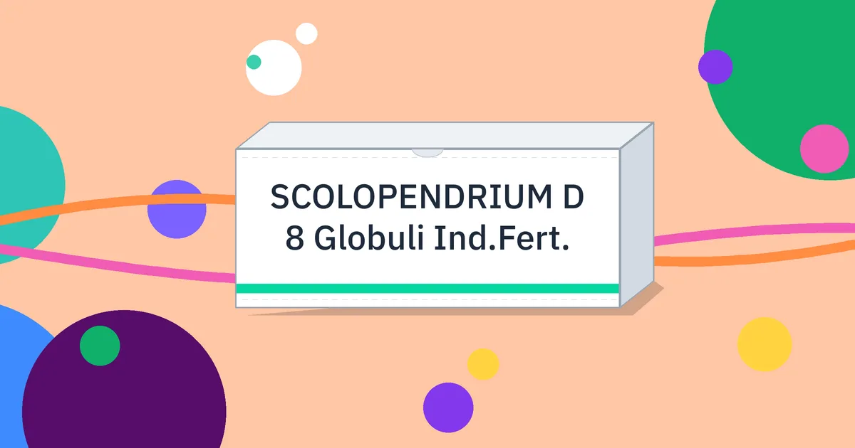 Symbolbild: Packung mit der Aufschrift SCOLOPENDRIUM D 8 Globuli Ind.Fert. (PZN 17710007) – Verfügbarkeit und Bezug in Apotheken in Frankfurt am Main