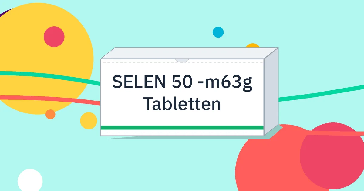 Symbolbild: Packung mit der Aufschrift SELEN 50 -m63g Tabletten (PZN 12453557) – Verfügbarkeit und Bezug in Apotheken in Frankfurt am Main