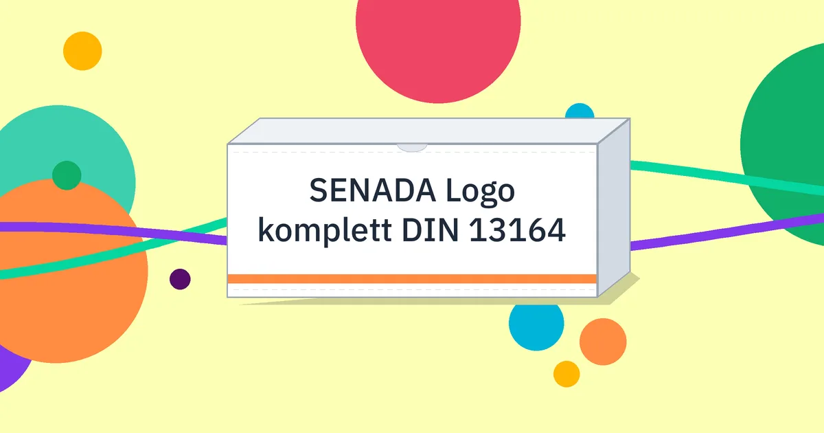 Symbolbild: Packung mit der Aufschrift SENADA Logo komplett DIN 13164 (PZN 08421132) – Verfügbarkeit und Bezug in Apotheken in Frankfurt am Main