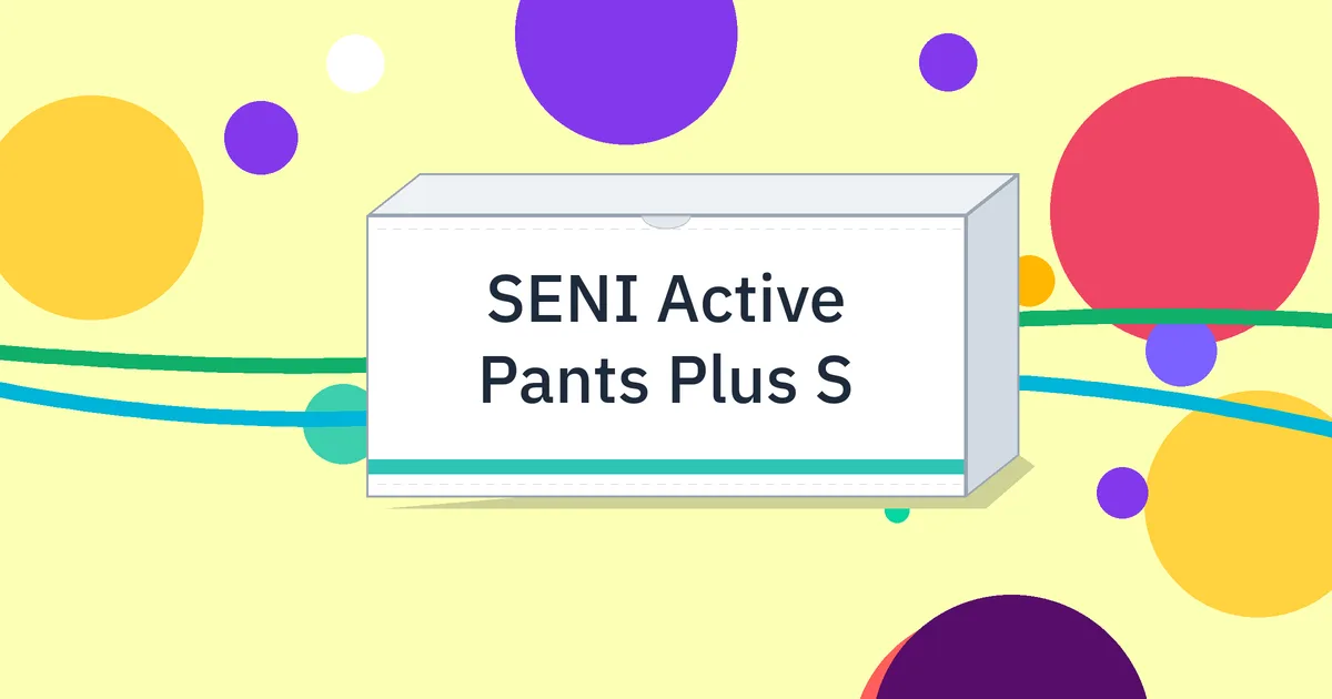 Symbolbild: Packung mit der Aufschrift SENI Active Pants Plus S (PZN 11591889) – Verfügbarkeit und Bezug in Apotheken in Frankfurt am Main