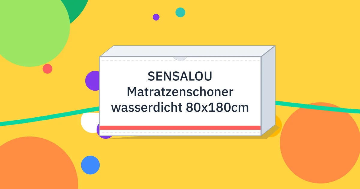 Symbolbild: Packung mit der Aufschrift SENSALOU Matratzenschoner wasserdicht 80x180cm (PZN 19227746) – Verfügbarkeit und Bezug in Apotheken in Frankfurt am Main