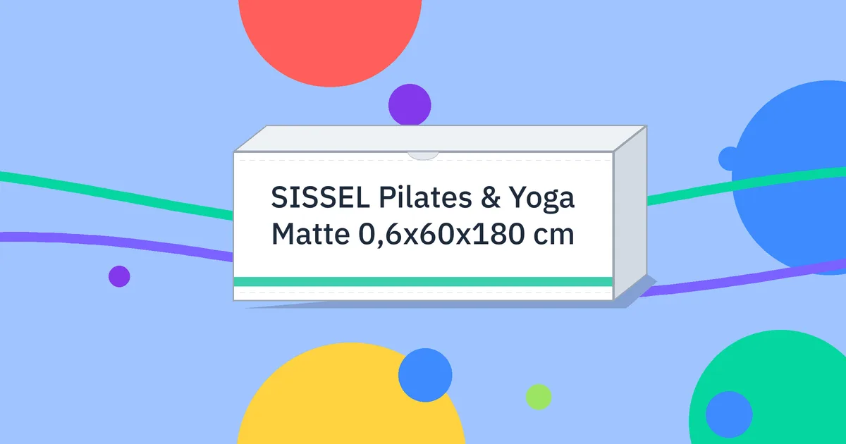 Symbolbild: Packung mit der Aufschrift SISSEL Pilates & Yoga Matte 0,6x60x180 cm (PZN 09156330) – Verfügbarkeit und Bezug in Apotheken in Frankfurt am Main