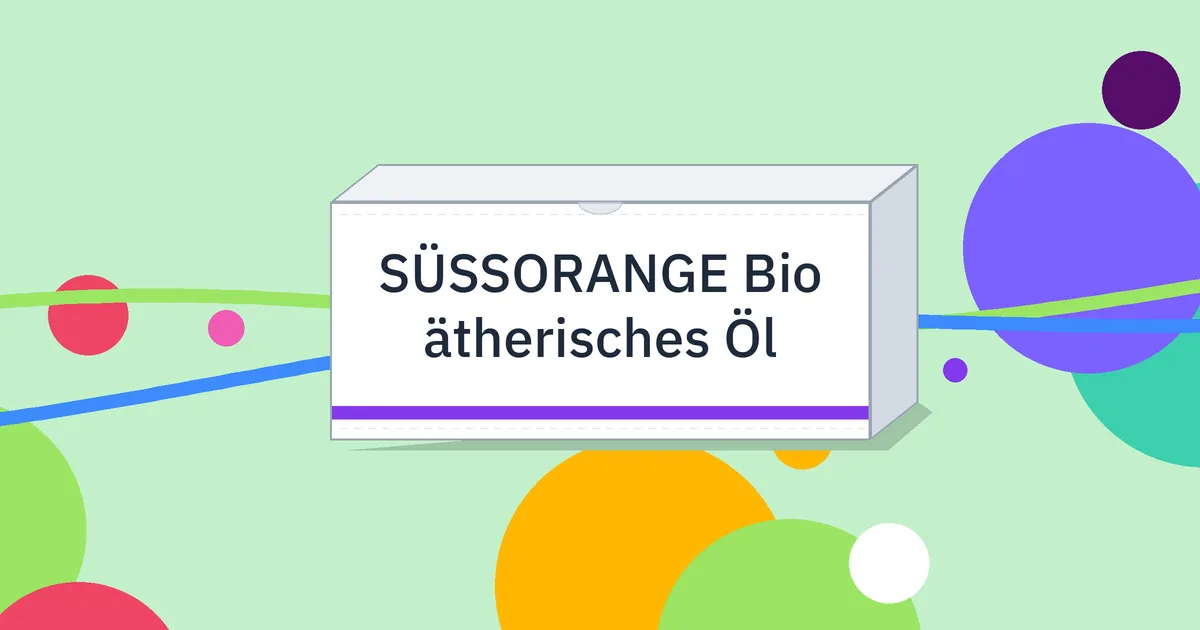 Symbolbild: Packung mit der Aufschrift SÜSSORANGE Bio ätherisches Öl (PZN 16022185) – Verfügbarkeit und Bezug in Apotheken in Frankfurt am Main