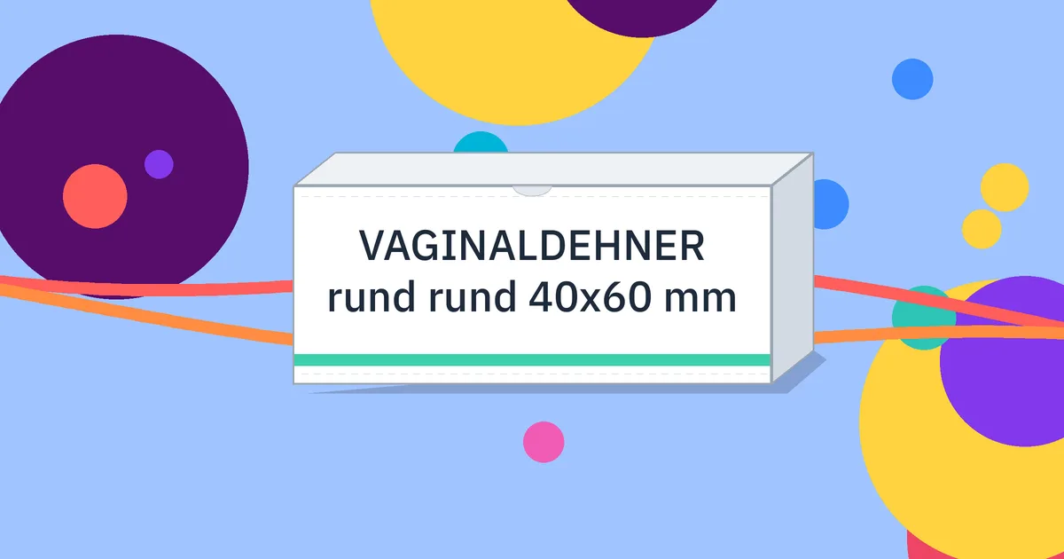 Symbolbild: Packung mit der Aufschrift VAGINALDEHNER rund rund 40x60 mm (PZN 04615827) – Verfügbarkeit und Bezug in Apotheken in Frankfurt am Main