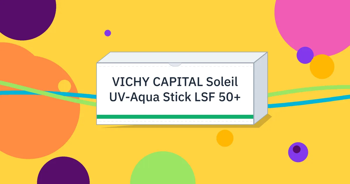 Symbolbild: Packung mit der Aufschrift VICHY CAPITAL Soleil UV-Aqua Stick LSF 50+ (PZN 19998490) – Verfügbarkeit und Bezug in Apotheken in Frankfurt am Main