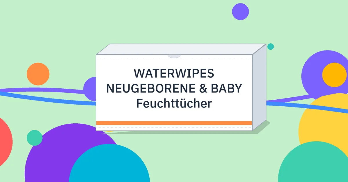 Symbolbild: Packung mit der Aufschrift WATERWIPES NEUGEBORENE & BABY Feuchttücher (PZN 20059202) – Verfügbarkeit und Bezug in Apotheken in Frankfurt am Main
