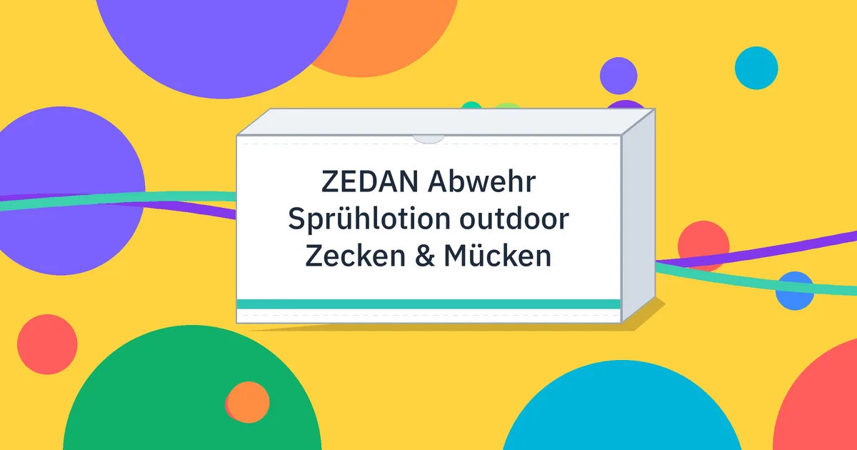 Symbolbild: Packung mit der Aufschrift ZEDAN Abwehr Sprühlotion outdoor Zecken & Mücken (PZN 12855095) – Verfügbarkeit und Bezug in Apotheken in Frankfurt am Main