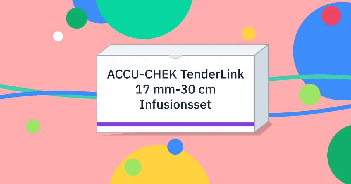 Symbolbild: Packung mit der Aufschrift ACCU-CHEK TenderLink 17 mm-30 cm Infusionsset (PZN 16787048) – Verfügbarkeit und Bezug in Apotheken in Frankfurt am Main