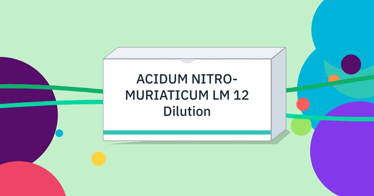 Symbolbild: Packung mit der Aufschrift ACIDUM NITRO-MURIATICUM LM 12 Dilution (PZN 13280113) – Verfügbarkeit und Bezug in Apotheken in Frankfurt am Main