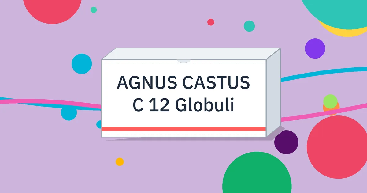 Symbolbild: Packung mit der Aufschrift AGNUS CASTUS C 12 Globuli (PZN 16695518) – Verfügbarkeit und Bezug in Apotheken in Frankfurt am Main