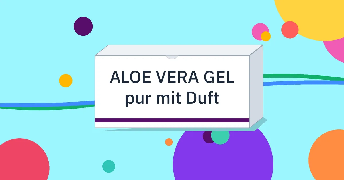 Symbolbild: Packung mit der Aufschrift ALOE VERA GEL pur mit Duft (PZN 19514256) – Verfügbarkeit und Bezug in Apotheken in Frankfurt am Main