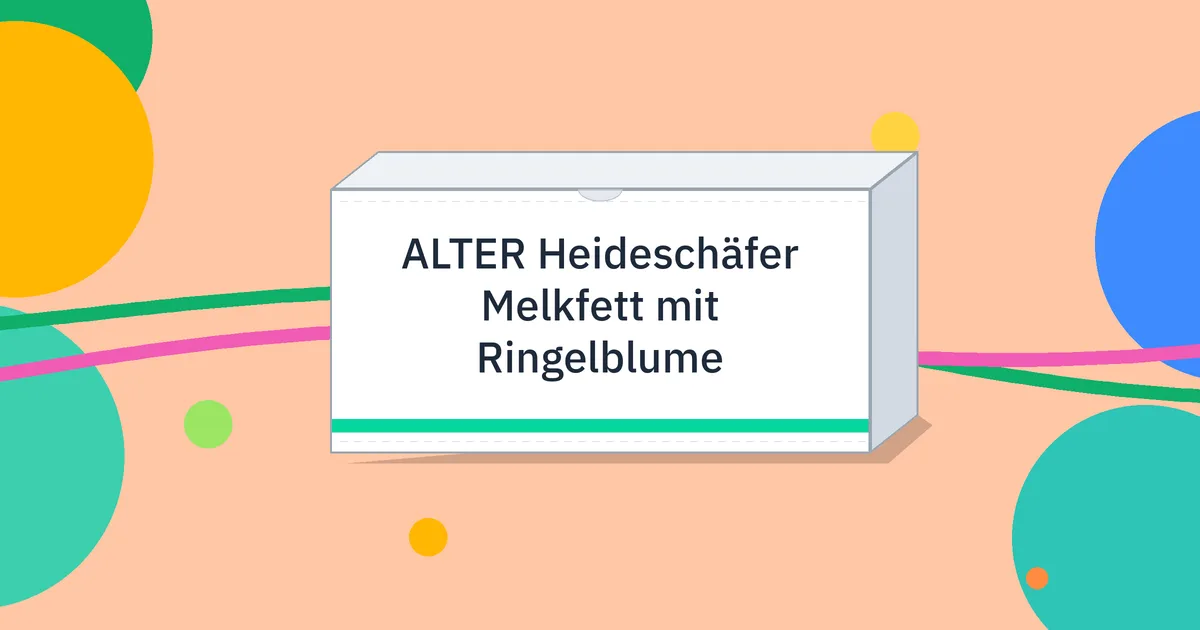 Symbolbild: Packung mit der Aufschrift ALTER Heideschäfer Melkfett mit Ringelblume (PZN 05949631) – Verfügbarkeit und Bezug in Apotheken in Frankfurt am Main