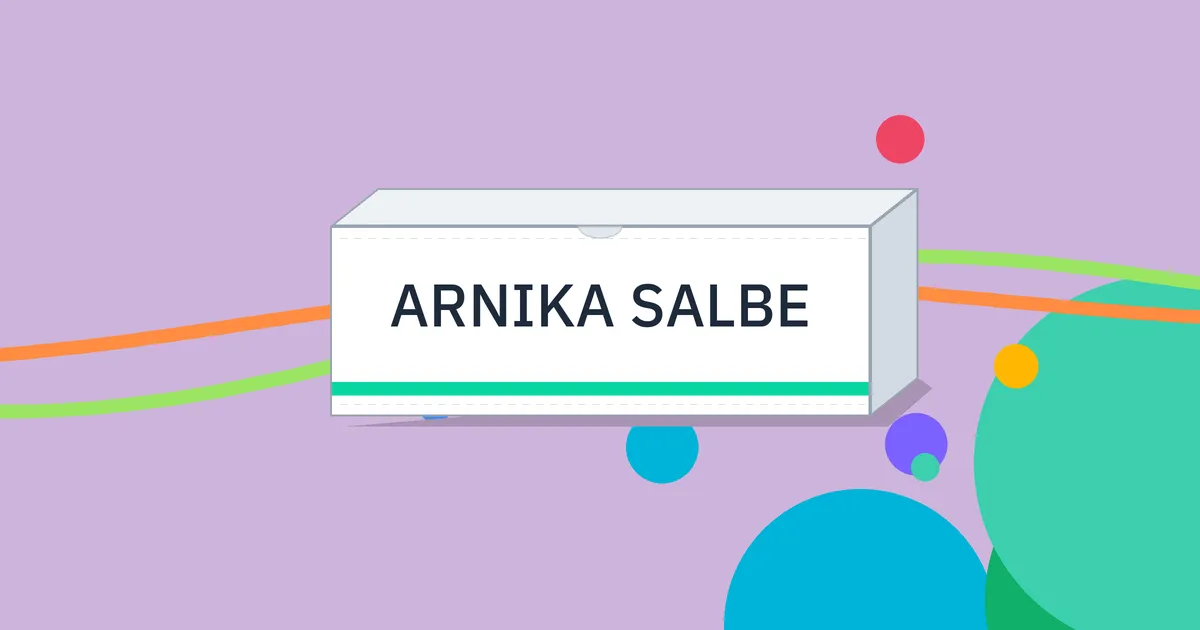 Symbolbild: Packung mit der Aufschrift ARNIKA SALBE (PZN 08790289) – Verfügbarkeit und Bezug in Apotheken in Frankfurt am Main