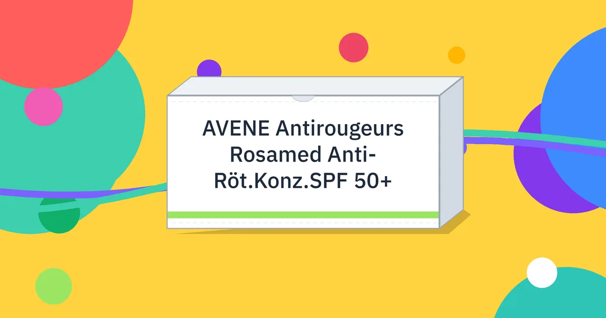 Symbolbild: Packung mit der Aufschrift AVENE Antirougeurs Rosamed Anti-Röt.Konz.SPF 50+ (PZN 18889014) – Verfügbarkeit und Bezug in Apotheken in Frankfurt am Main