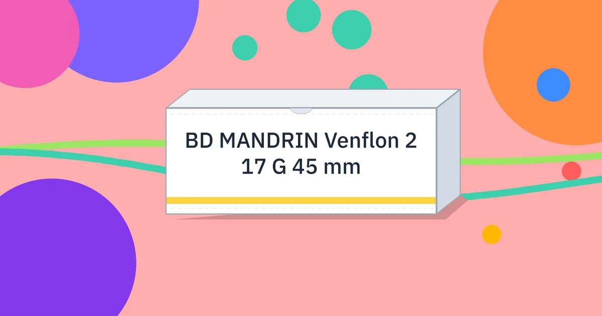 Symbolbild: Packung mit der Aufschrift BD MANDRIN Venflon 2 17 G 45 mm (PZN 13871363) – Verfügbarkeit und Bezug in Apotheken in Frankfurt am Main