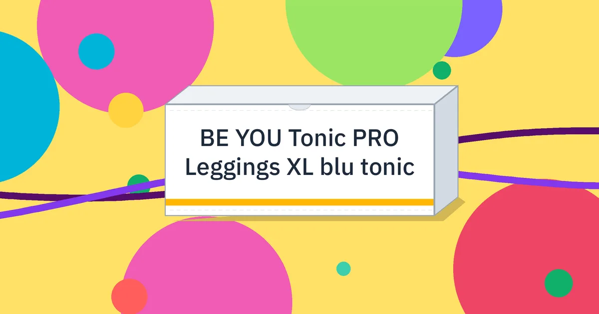 Symbolbild: Packung mit der Aufschrift BE YOU Tonic PRO Leggings XL blu tonic (PZN 20376747) – Verfügbarkeit und Bezug in Apotheken in Frankfurt am Main