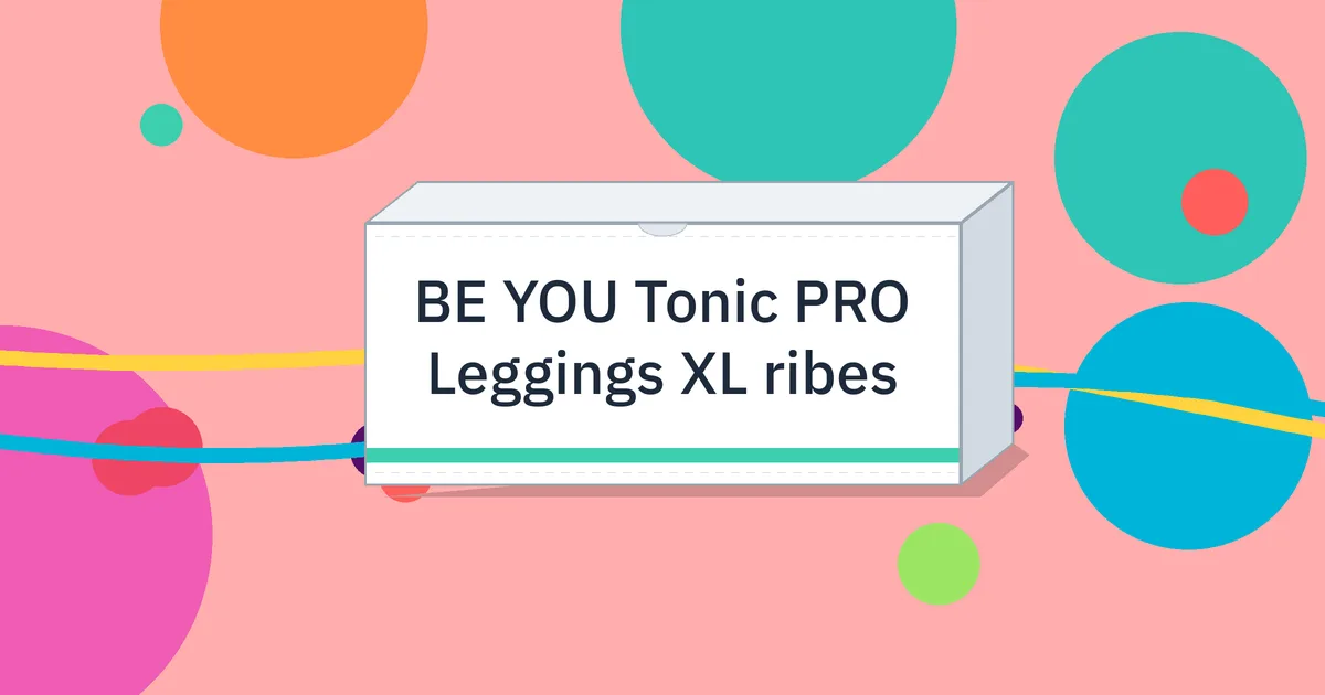 Symbolbild: Packung mit der Aufschrift BE YOU Tonic PRO Leggings XL ribes (PZN 20376807) – Verfügbarkeit und Bezug in Apotheken in Frankfurt am Main